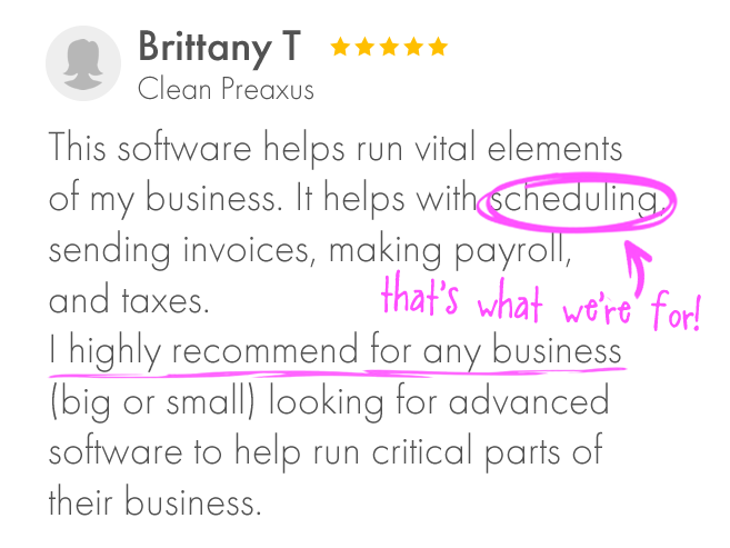 Top Rated Cleaning Business Scheduling Software | Maidily